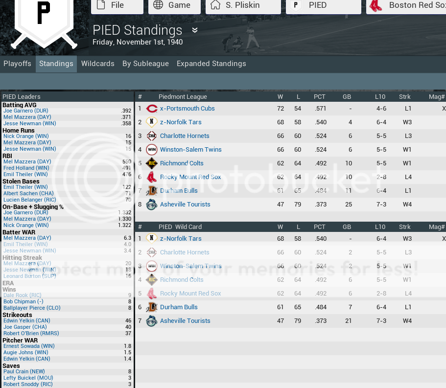 Minor League Stat Issues - OOTP Developments Forums